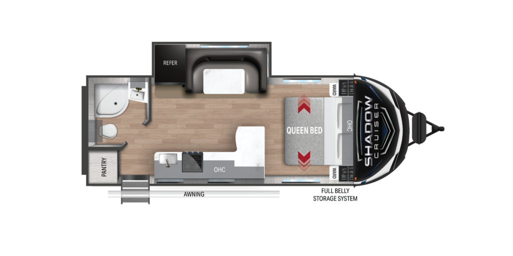 2022 Shadow Cruiser 225RBS - Ultra-Lite Travel Trailer - by Cruiser RV