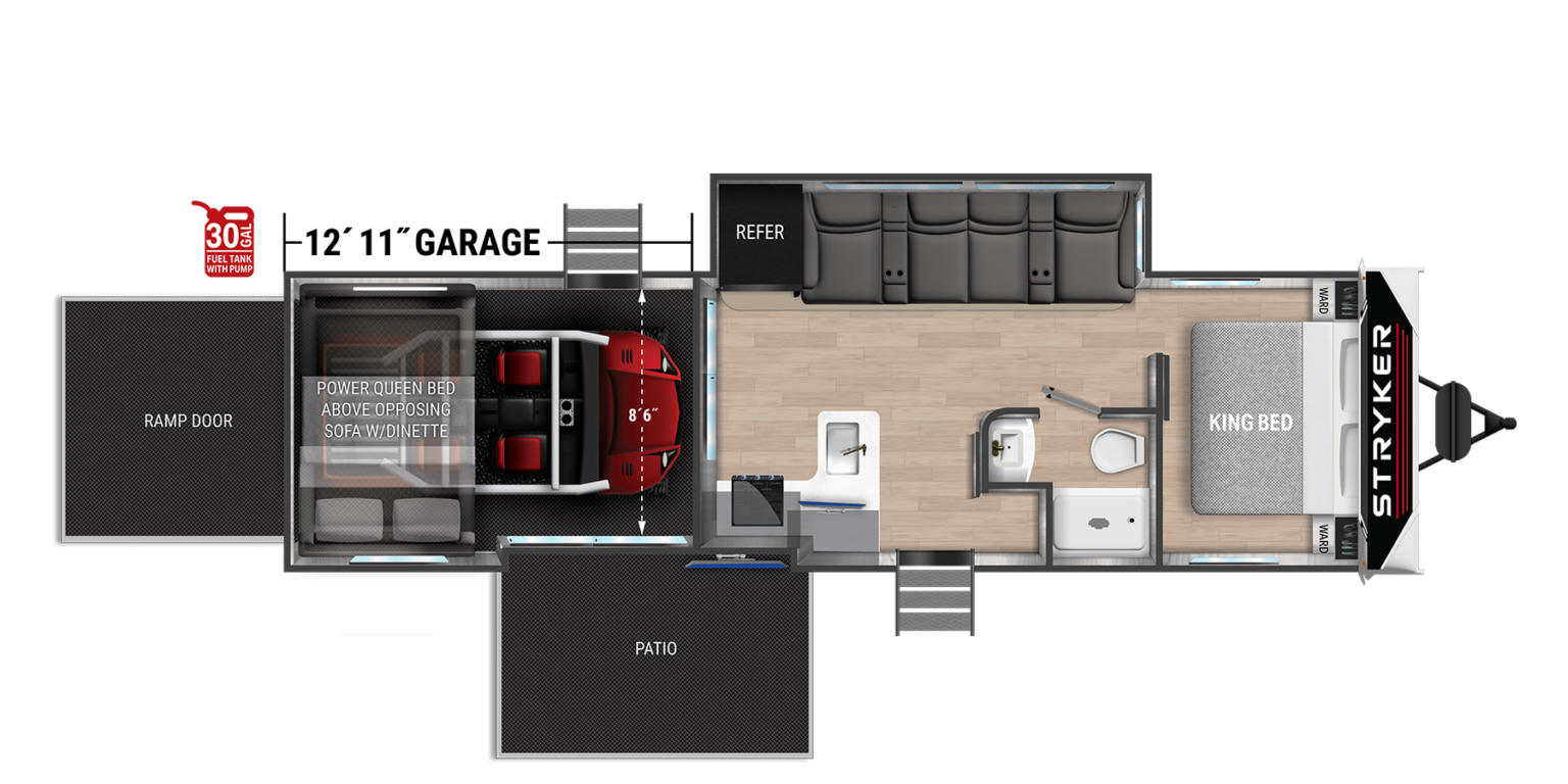 Stryker Toy Hauler – Cruiser RVs