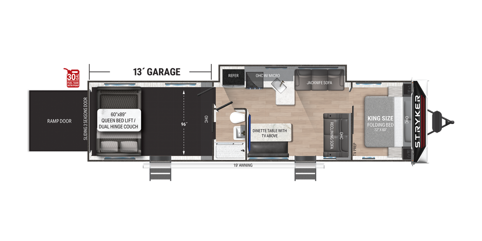 Stryker Toy Hauler – Cruiser RVs